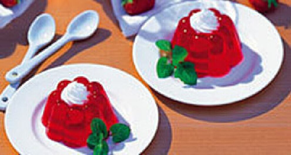 Roter Wackelpudding Rezept | HiPP